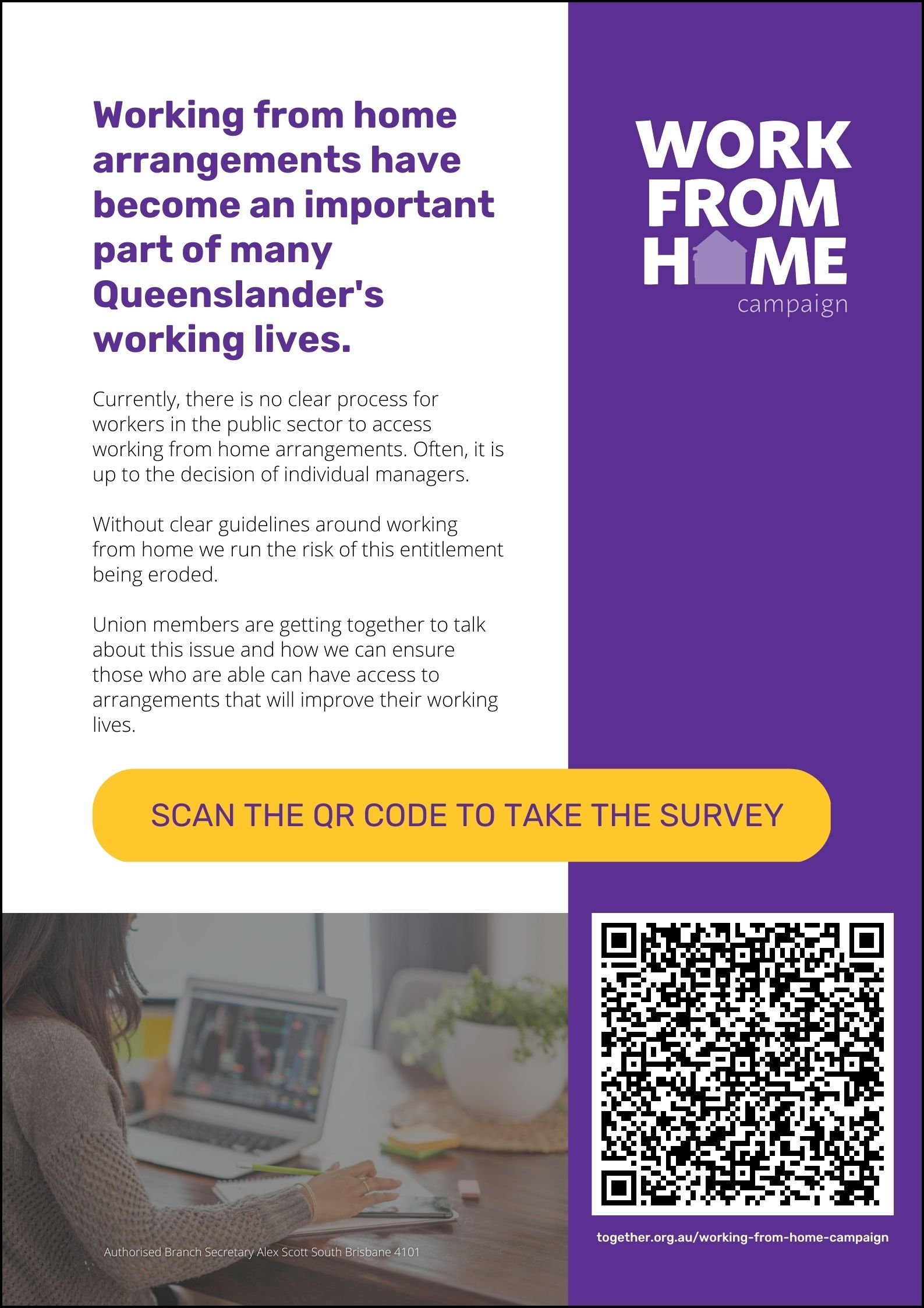 Poster | Working from home Campaign