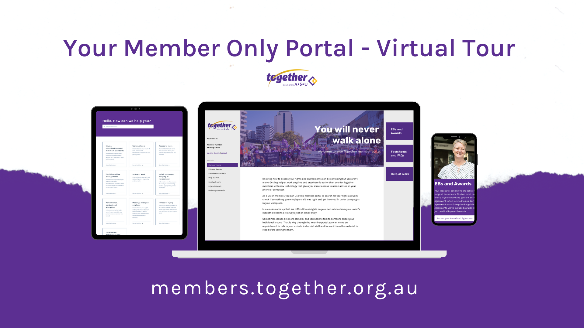 Together Member Portal - Virtual Tour Video
